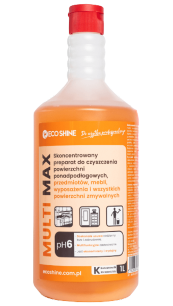 Eco Shine MULTI MAX 1L - uniwersalny płyn czyszczący, ECO SHINE - Kenochem.com